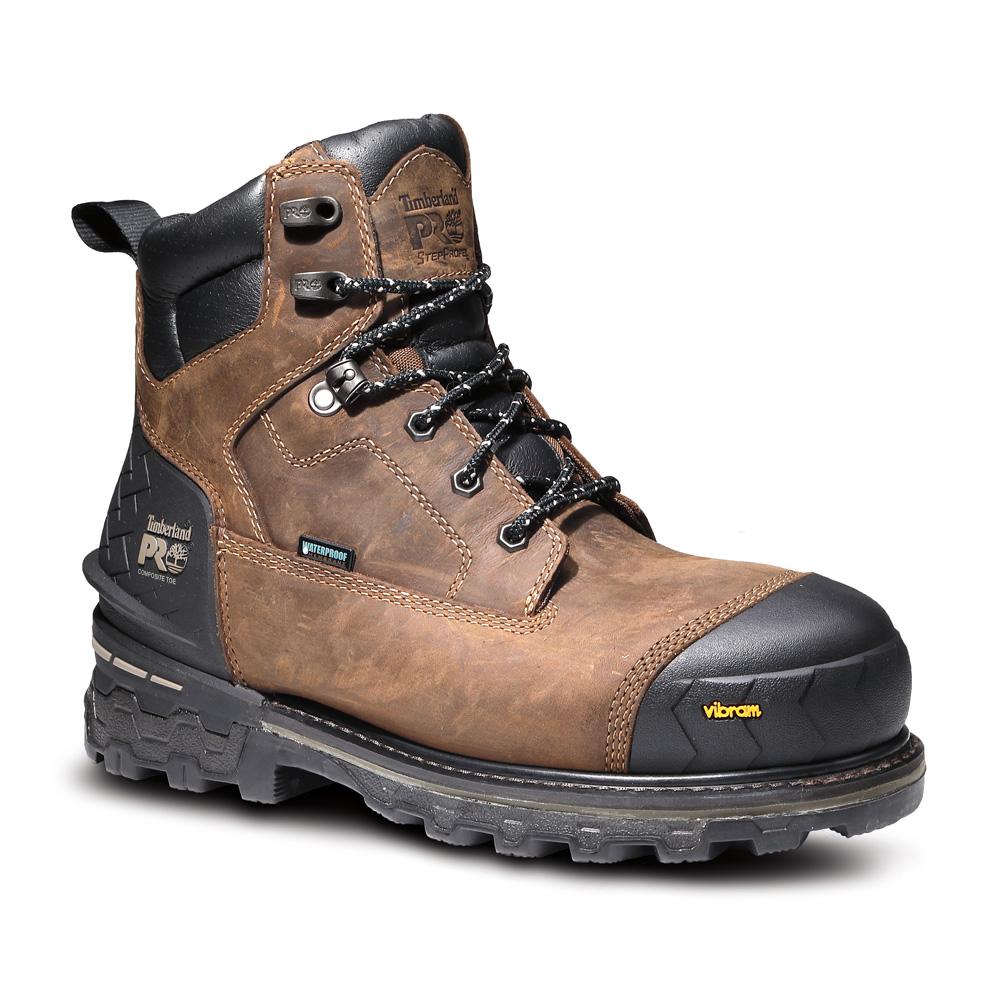 Timberland PRO Men's Boondock HD 6 Inch Composite Toe Waterproof Work Boots - Farwest Line ...
