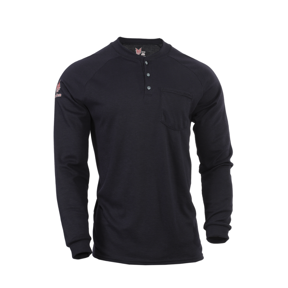 National Safety Apparel DRIFIRE Helix FR Long Sleeve Henley - Farwest ...