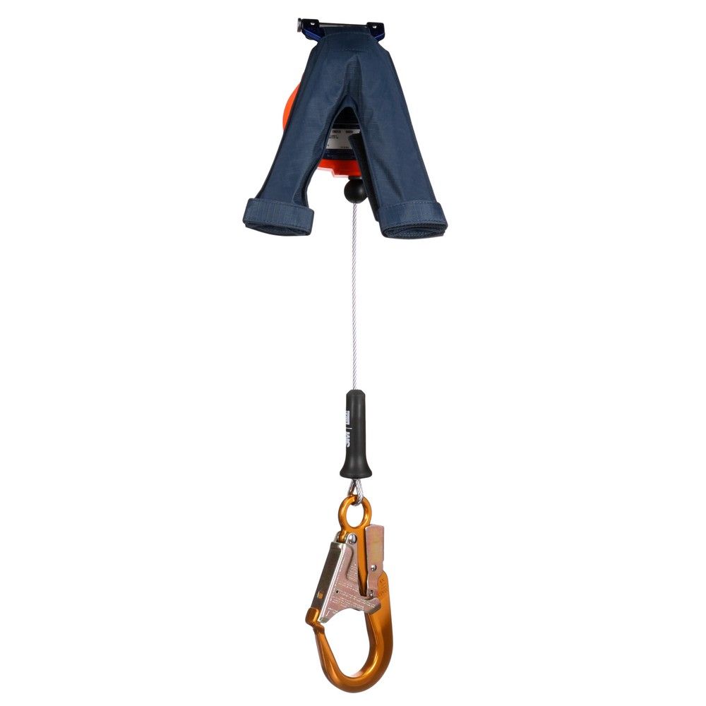 3M DBI-SALA Nano-Lok Edge 8 ft. Cable SRL with Aluminum Rebar Hook ...