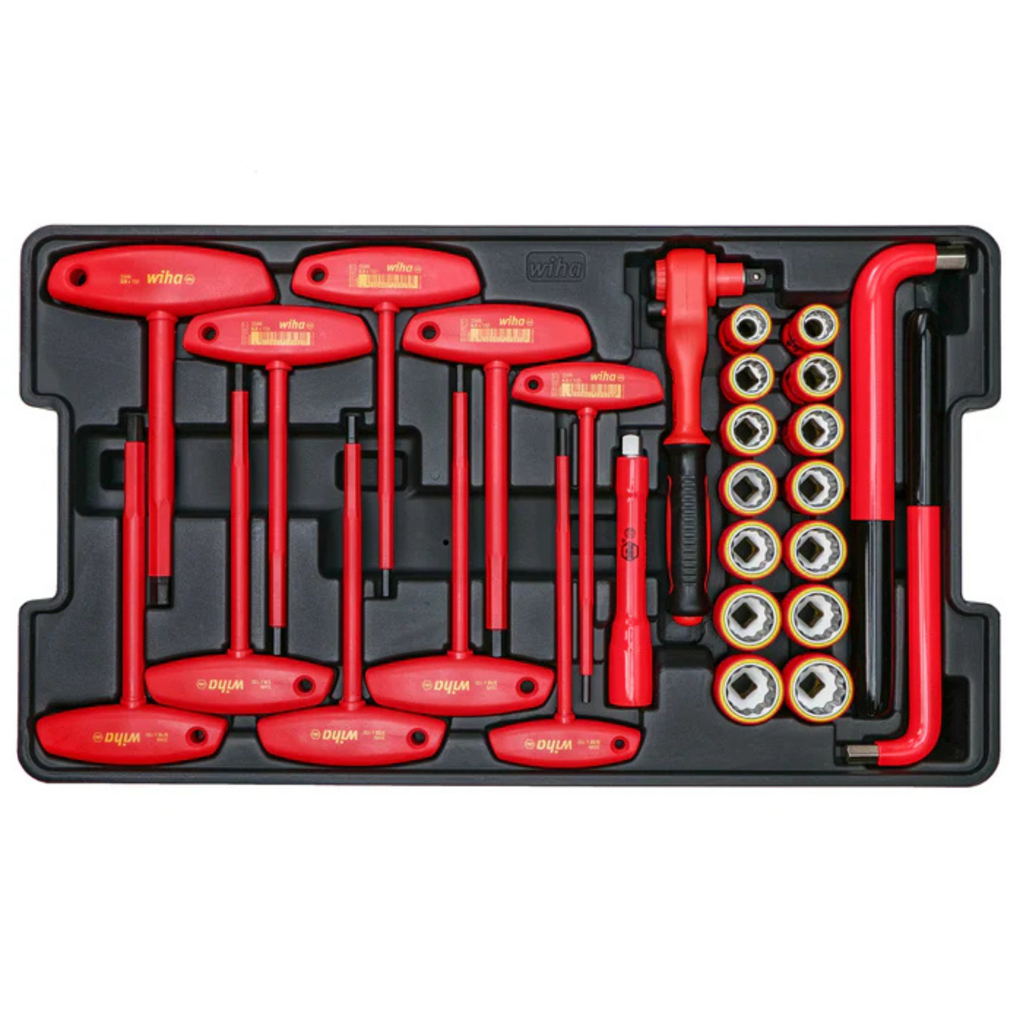 Wiha Tools 80 Piece Master Electrician's Insulated Tools Set in Rolling ...
