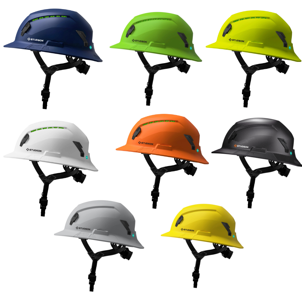 Studson SHK-1 Type 2 Full Brim Safety Helmet - Farwest Line Specialties